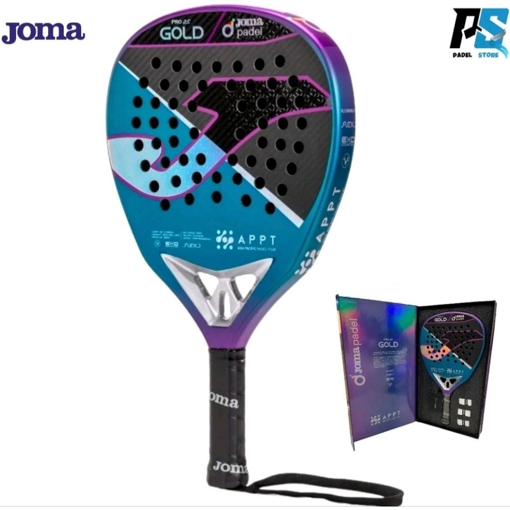 Jual JOMA GOLD PRO 2.0 APPT LIMITED EDITION PADEL RACKET | RAKET PADEL ...