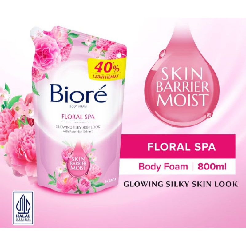 Jual Biore Floral SPA 800 ml Sabun Mandi Biore Body Wash 800ml | Shopee Indonesia