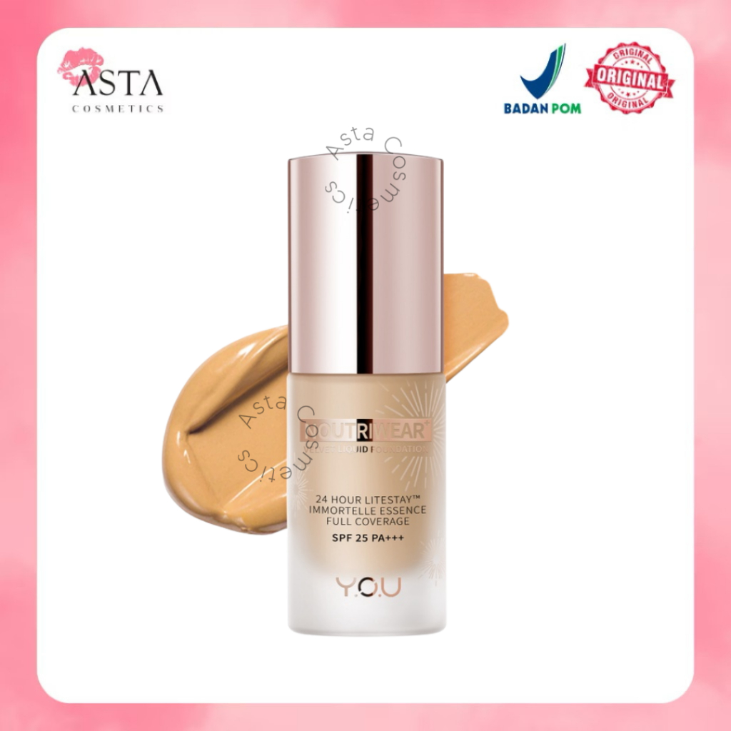 Jual YOU NOUTRIWEAR VELVET LIQUID FOUNDATION SPF 25 PA+++ 20 ML ...