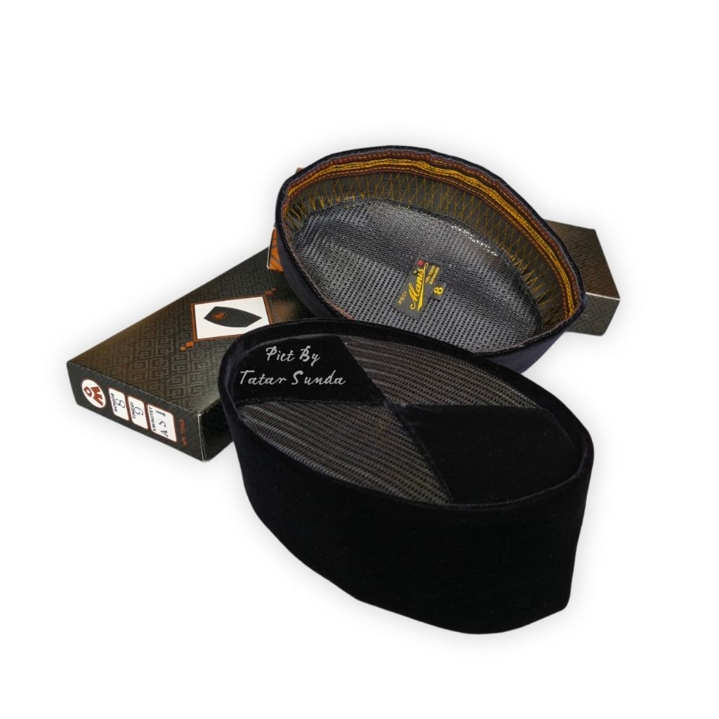 Jual KOPEAH SONGKOK HITAM MERK MANIS M.TOHA AC SILANG X | Shopee Indonesia