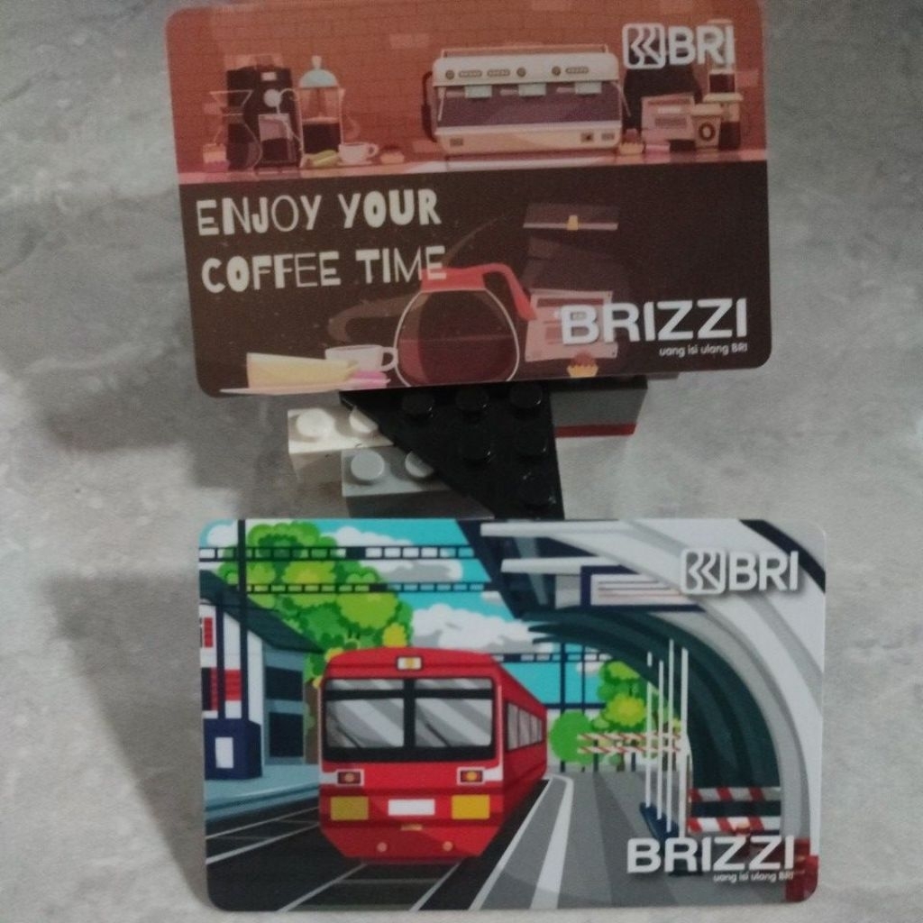 Jual BRI BRIZZI Edisi Coffee Time & Kereta | E-money | Shopee Indonesia