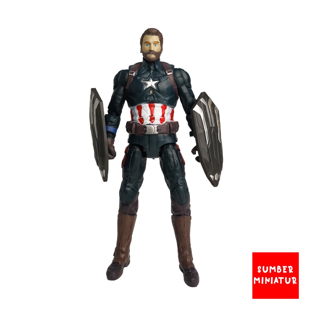 Jual Figur Mainan Avengers Captain America End Game Suit / Mainan ...