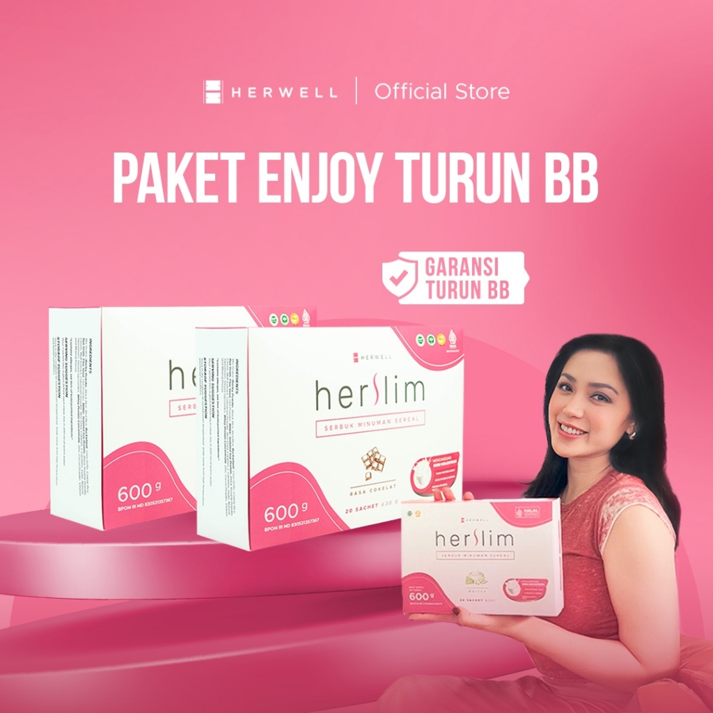 Jual Herwell Herslim - Paket 2 Box Meal Replacement | Shopee Indonesia