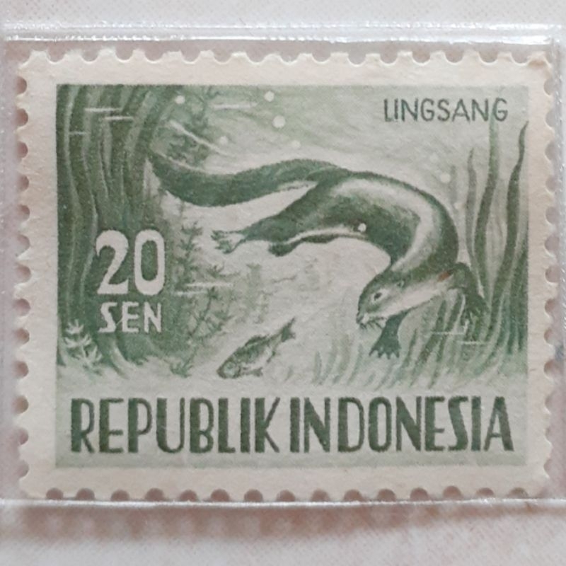 Jual (ID1) Perangko Indonesia Hewan Kecil (20 sen) Tahun 1956 | Shopee ...