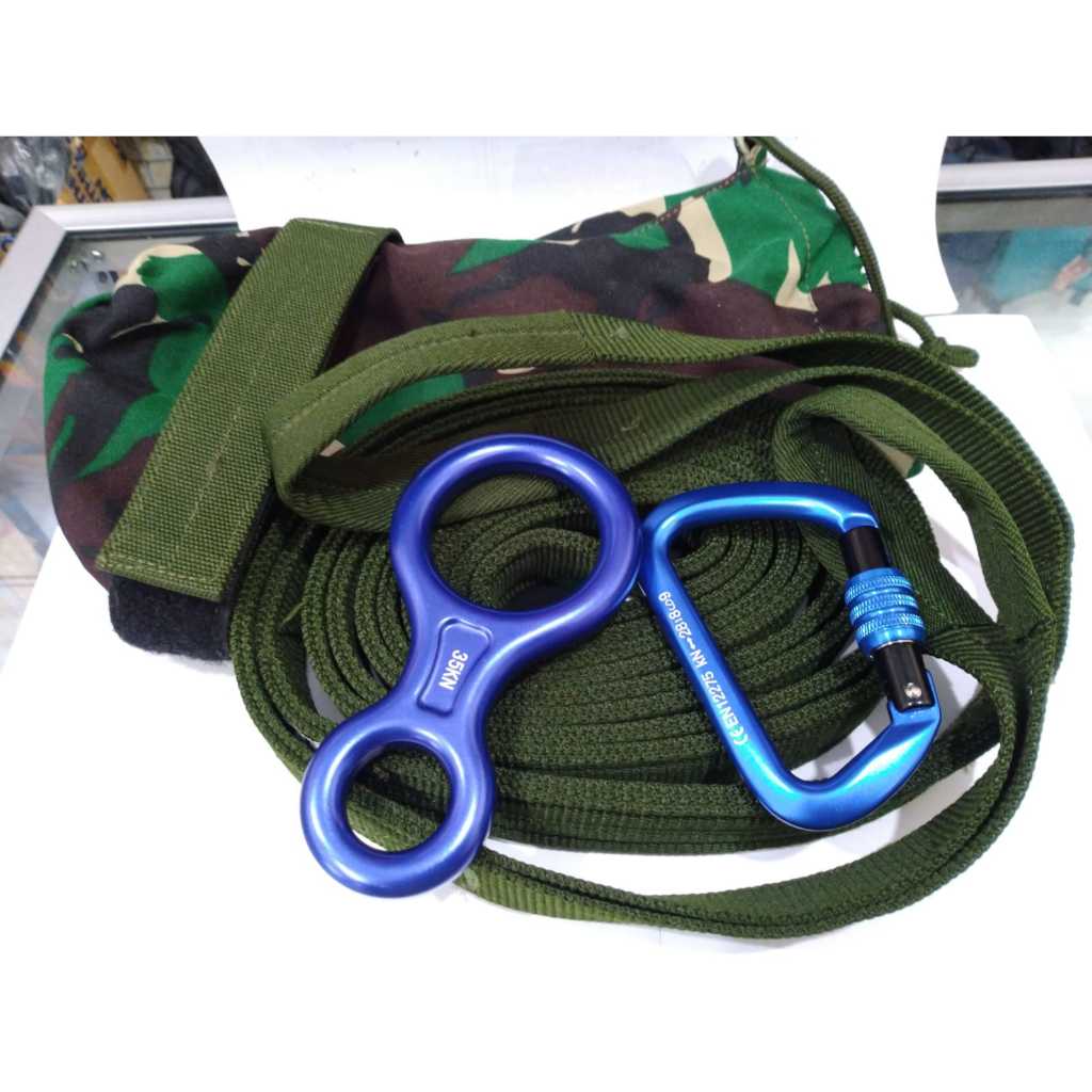 Jual REPLING SET ISI CARABINER + FIGURE 8 + WEBBING + WADAH | Shopee ...