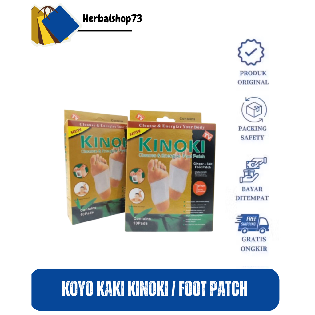 Jual Kinoki Cleaning & Energize Your Feet Patch KOYO KAKI UNTUK ...