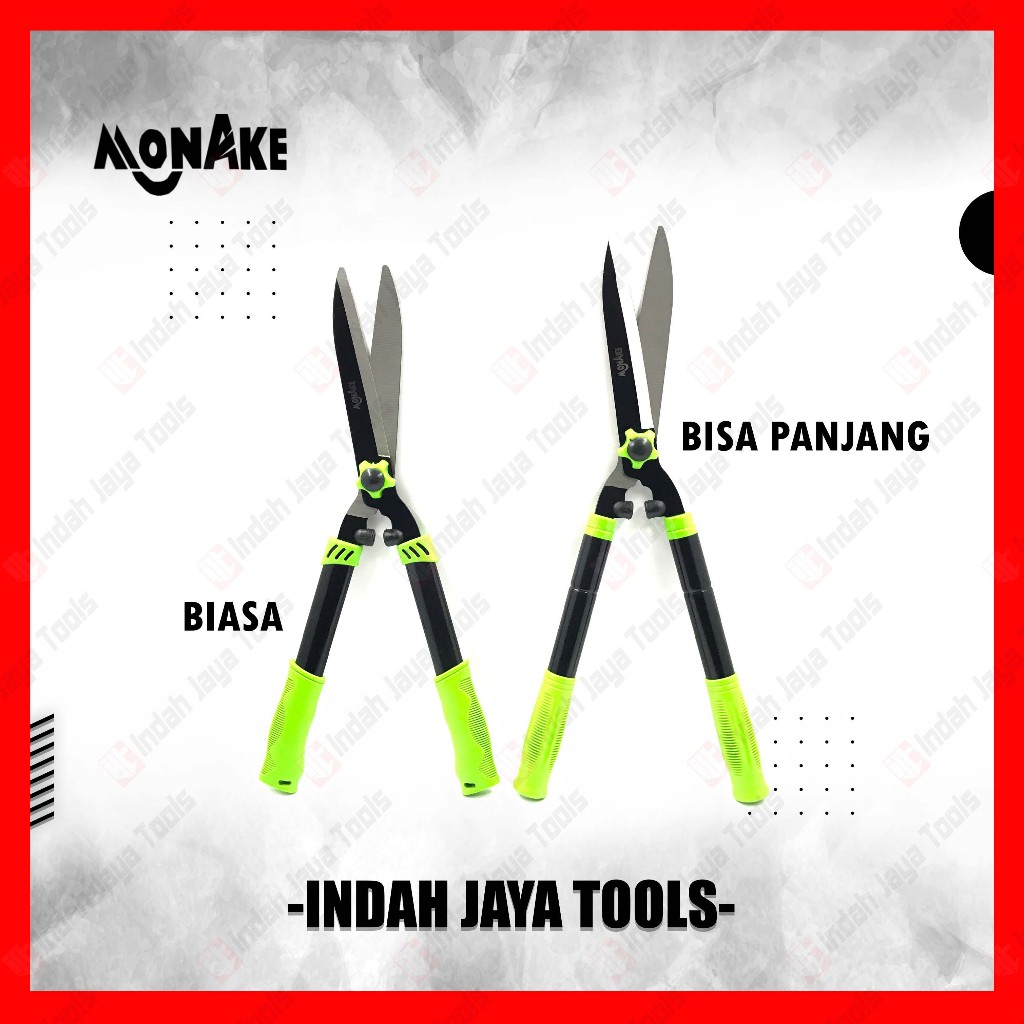 Jual MONAKE Gunting Rumput Besar - Gunting Pagar Tanaman Dahan Bunga ...