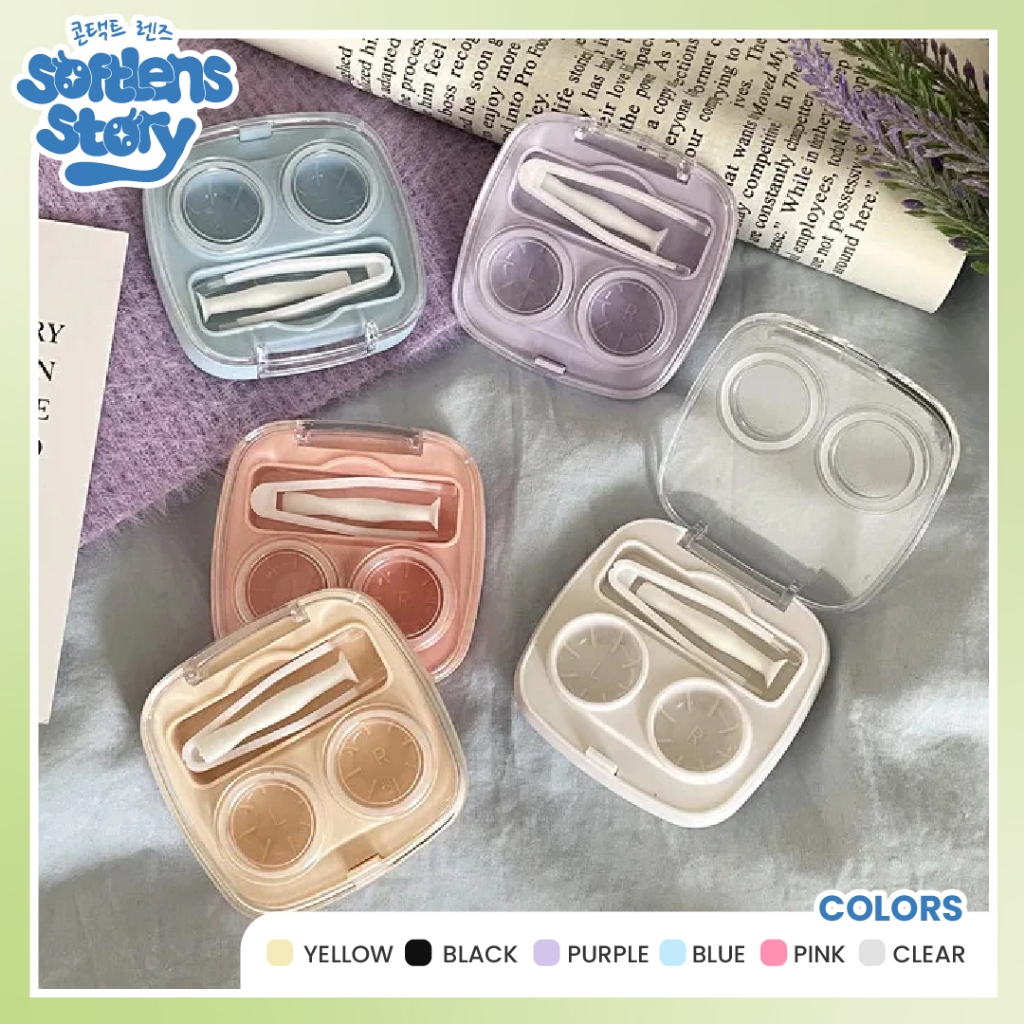 Jual SOFTLENS STORY Glitz Tempat Softlens Travel Kit Kotak Softlens ...