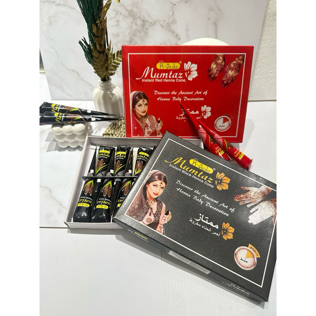 Jual K-Veda Mumtaz Instant Henna Cone Satuan | Shopee Indonesia