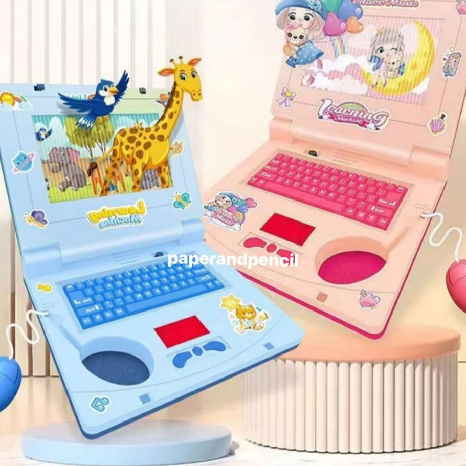 Jual Mainan Anak Laptop Edukasi Layar Kids Learning Machine Notebook ...