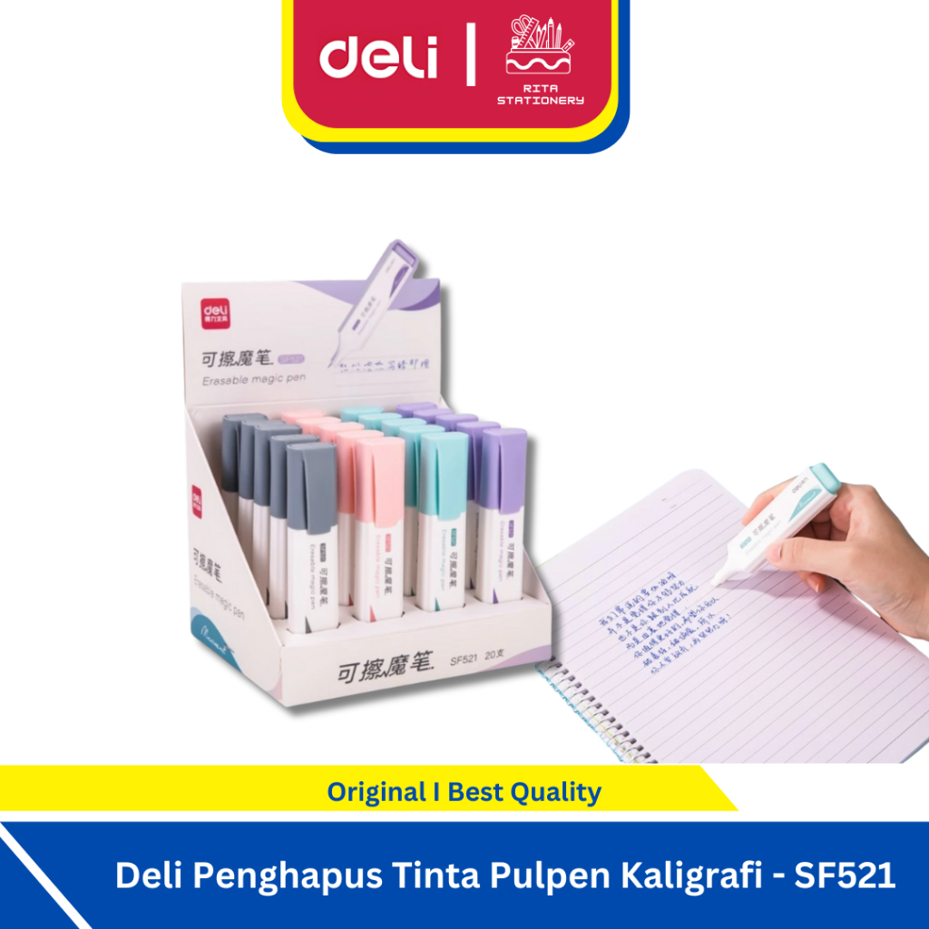 Jual Deli Penghapus Tinta Pulpen Kaligrafi / Fountain Pen Ink Eraser ...