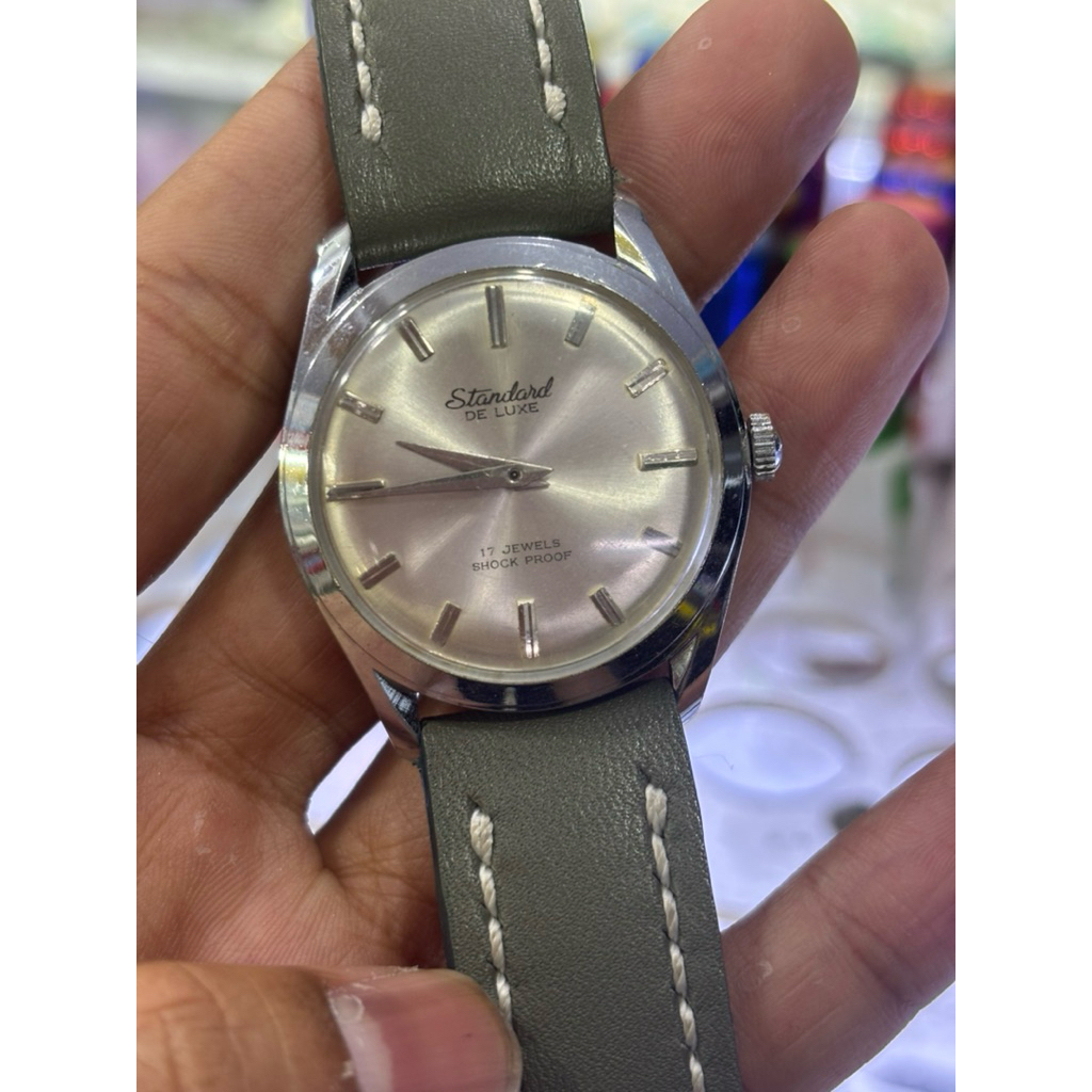Jual jam tangan vintage standard de luxe automatic | Shopee Indonesia