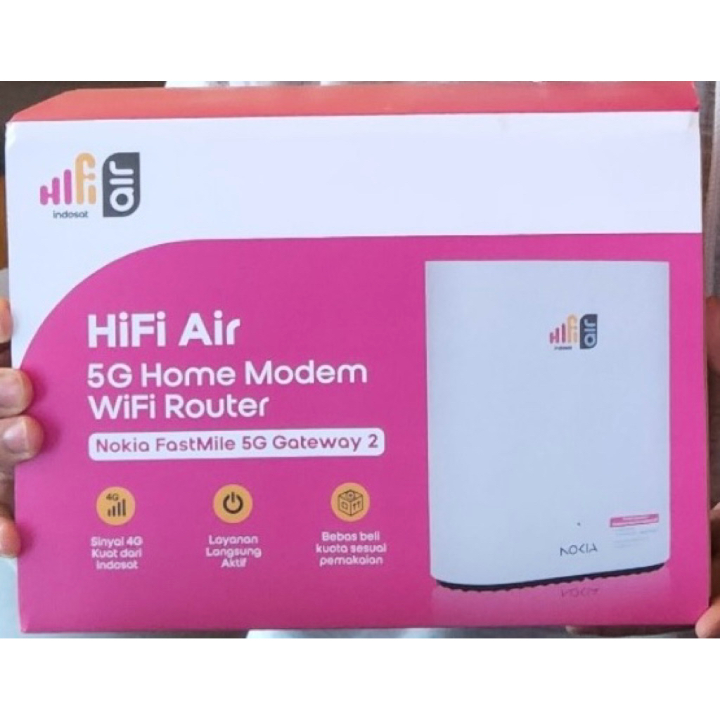 Jual MODEM INDOSAT HIFI AIR NOKIA FASTMILE 5G GATEWAY 2 (ORIGINAL NO ...