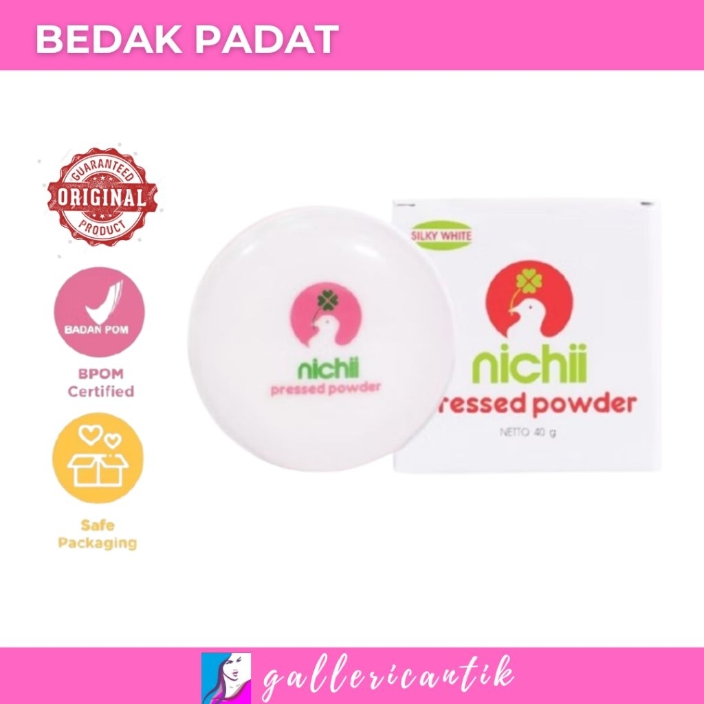 Jual Nichii Powder Pressed Bedak Padat Baby Powder 40gr | Shopee Indonesia