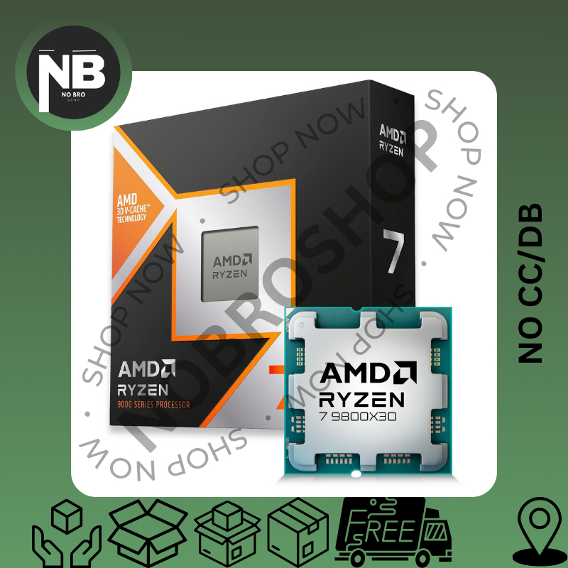 Jual Processor AMD Ryzen 7 9800X3D Socket AM5 Series Granite Ridge BOX ...
