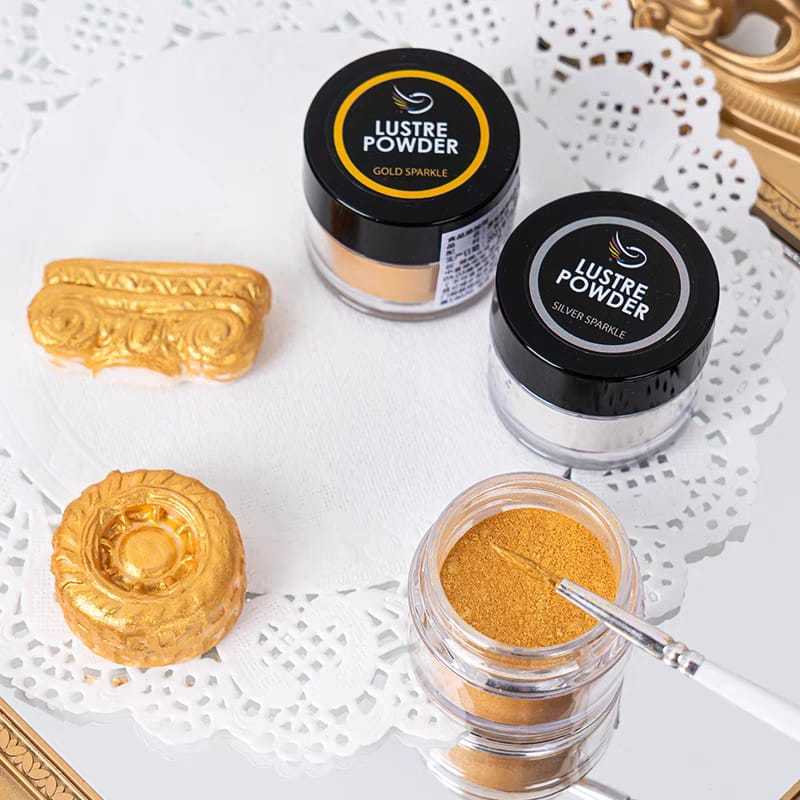 Jual Gold Lustre Sparkle Gold Dust Emas Glitter Hiasan Kue Fondant ...