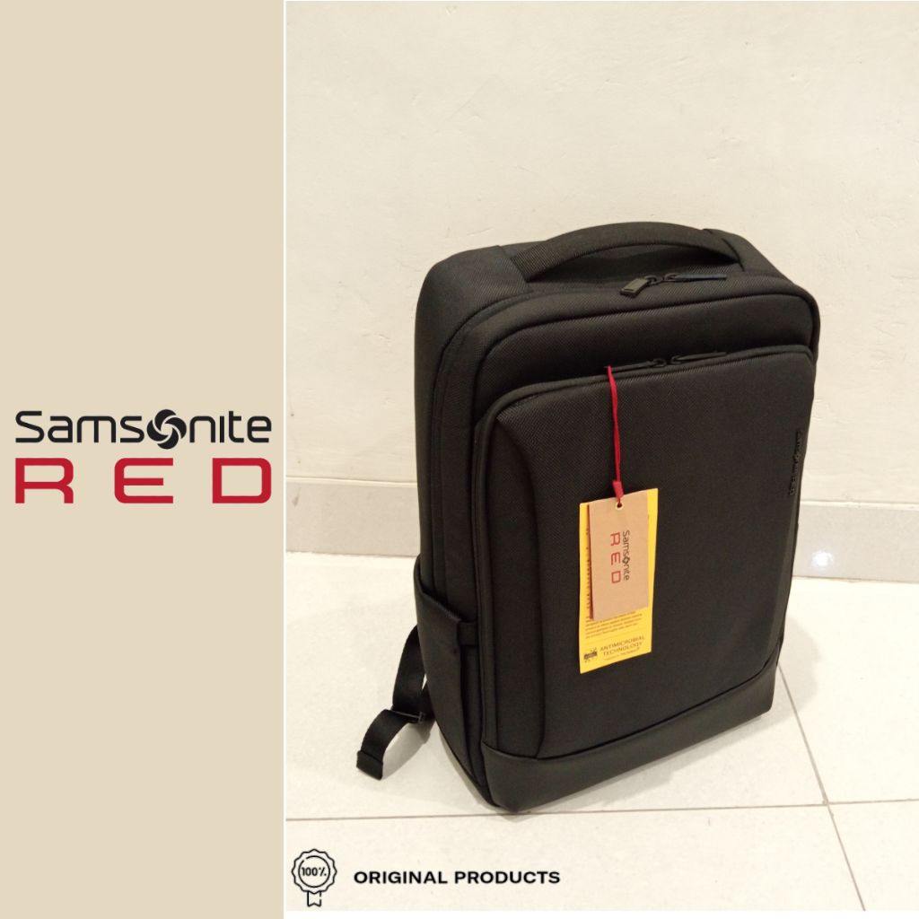 Jual Samsonite Red Lymane Laptop Backpack 15.6" Ransel Office - Black ...