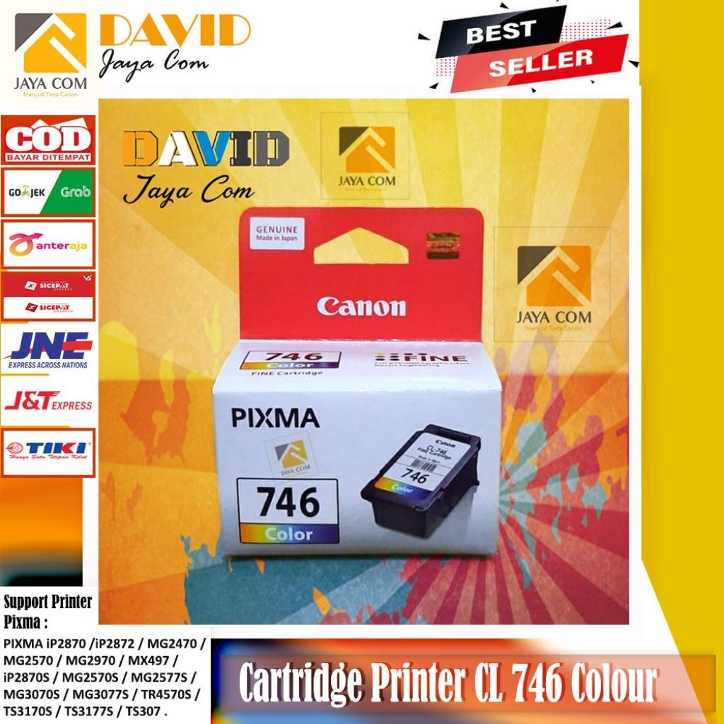 Jual Tinta Canon CL 746 Colour | Shopee Indonesia