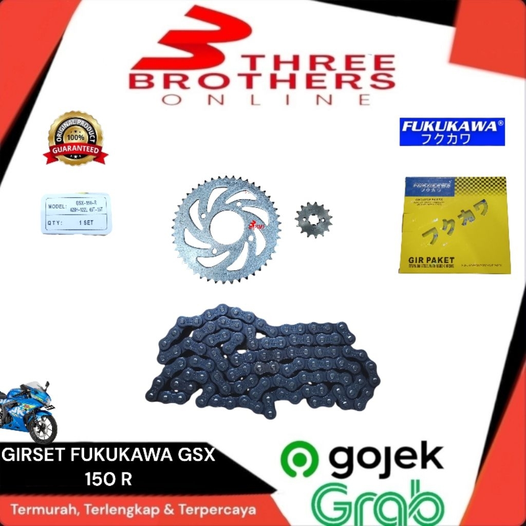 Jual Girset gearset gir paket Gsx 150 gsx150 fukukawa | Shopee Indonesia