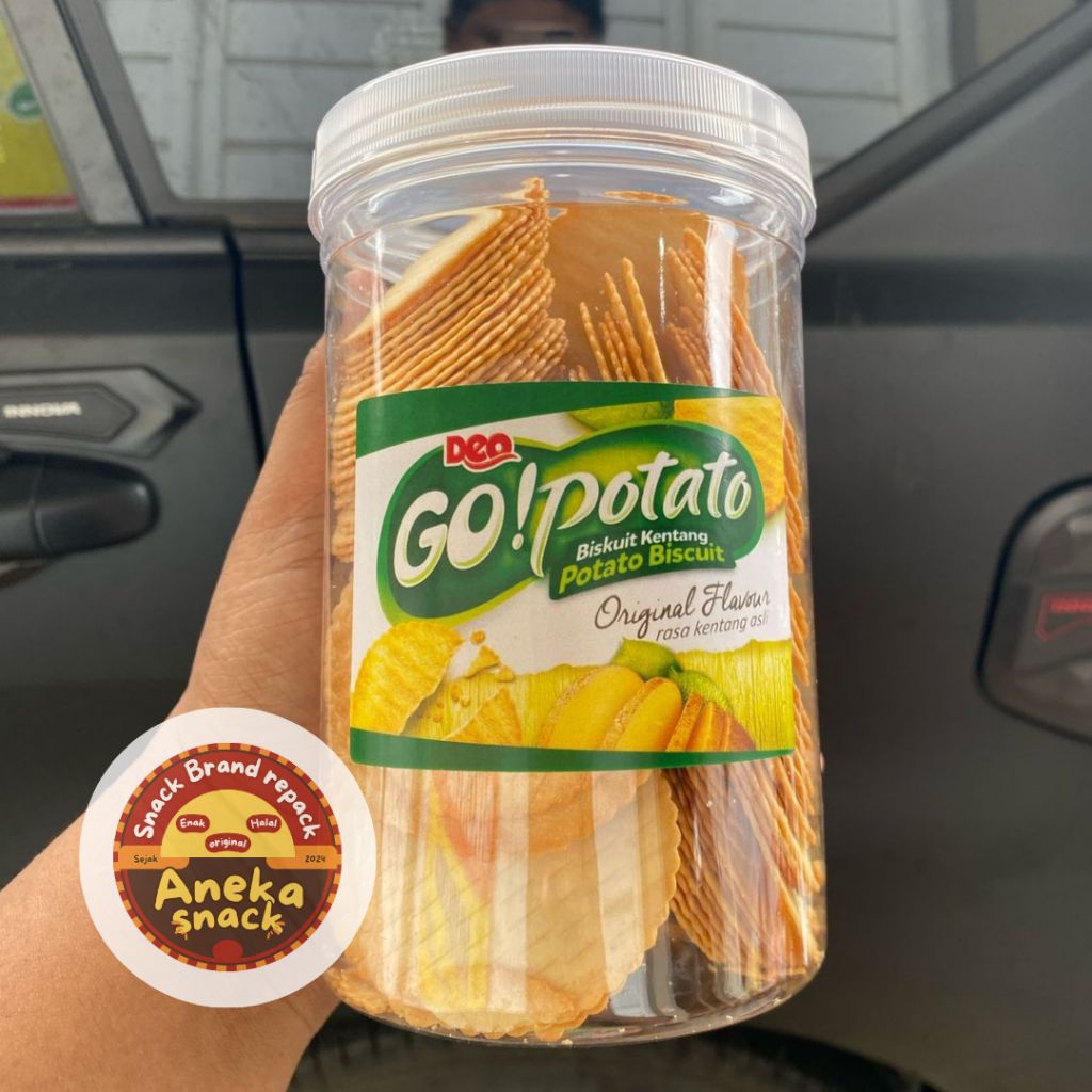 Jual GO POTATO KEMASAN TOPLES 1 LITER 300 GRAM | Shopee Indonesia