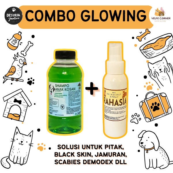 Jual PAKET SAKIT KULIT SCABIES DEMODEX BLACK SKIN PITAK JAMURAN FOR PET ...