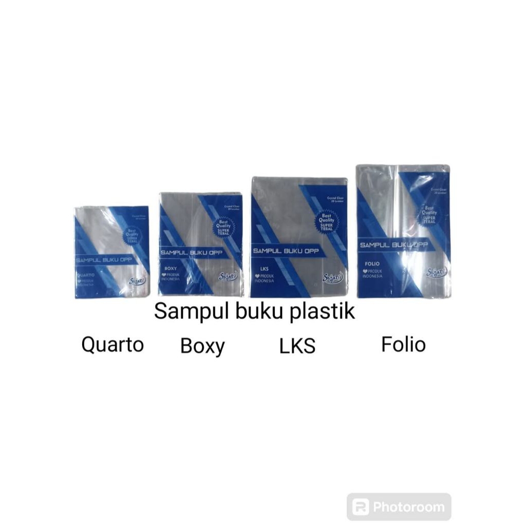 Jual sampul buku plastik ukuran boxy isi 20 pc # | Shopee Indonesia