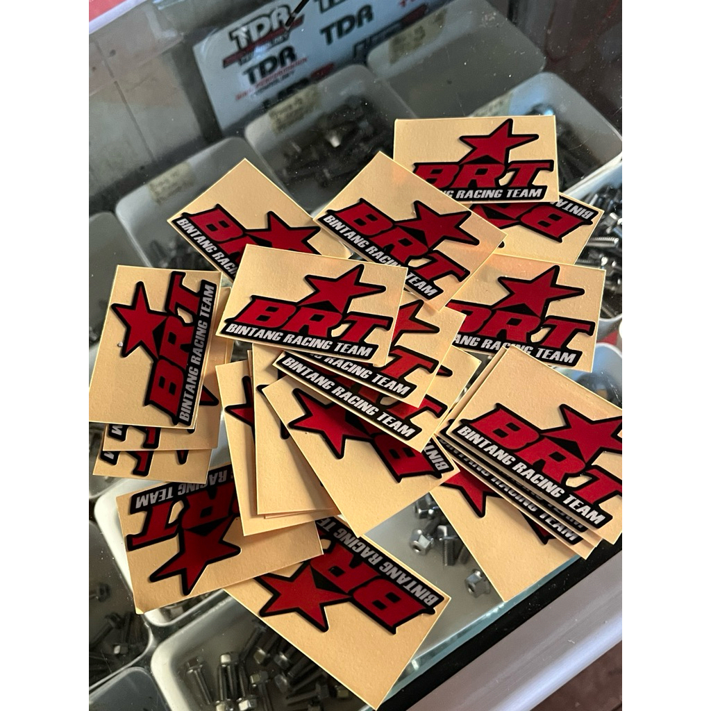 Jual Stiker Cutting BRT Bintang Racing Team Harga 1pcs | Shopee Indonesia