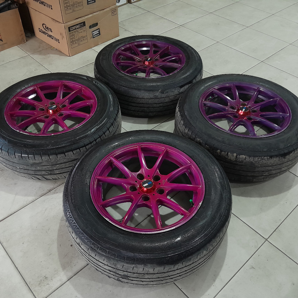Jual velg mobil second ring 16 pcd 5x114 cocok grand max inova rush ...