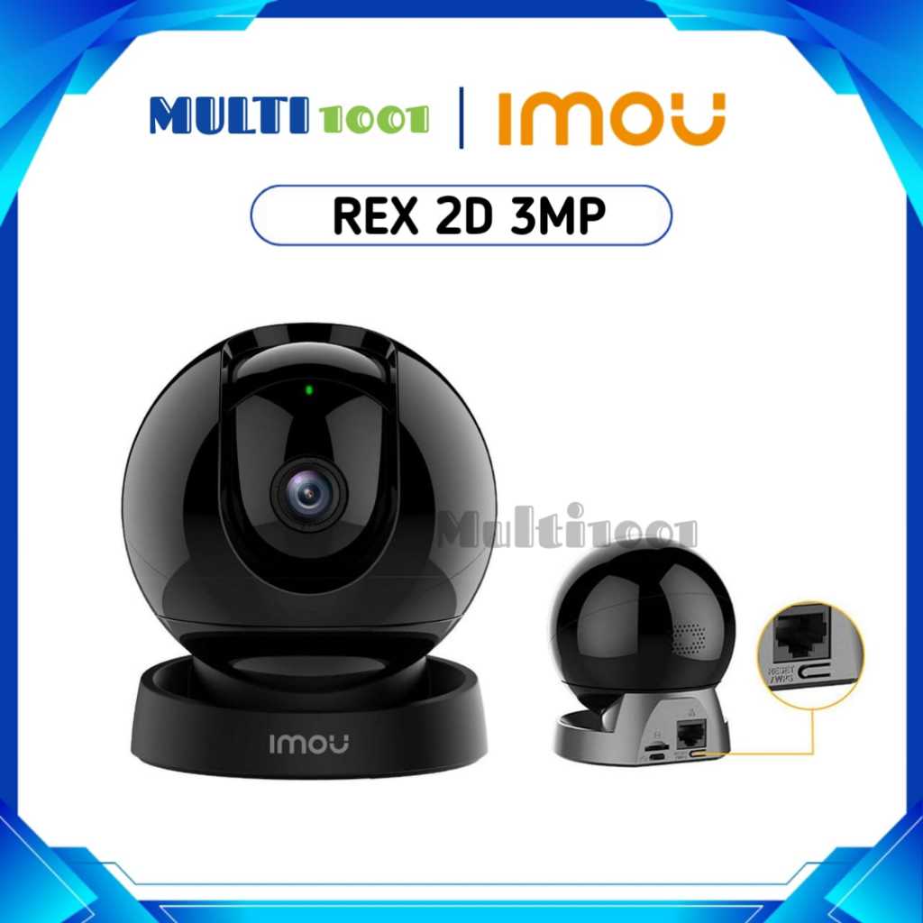 Jual WIFI CAMERA IMOU Rex 2D 3MP QHD Kamera Indoor CCTV Pintar Deteksi ...