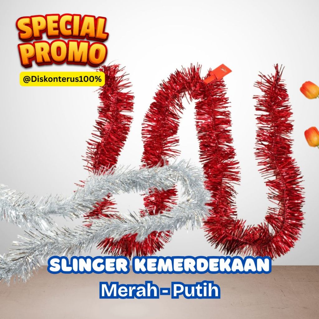 Jual SLINGER KEMERDEKAAN HUT RI MERAH PUTIH/ SLINGER ULANG TAHUN ...