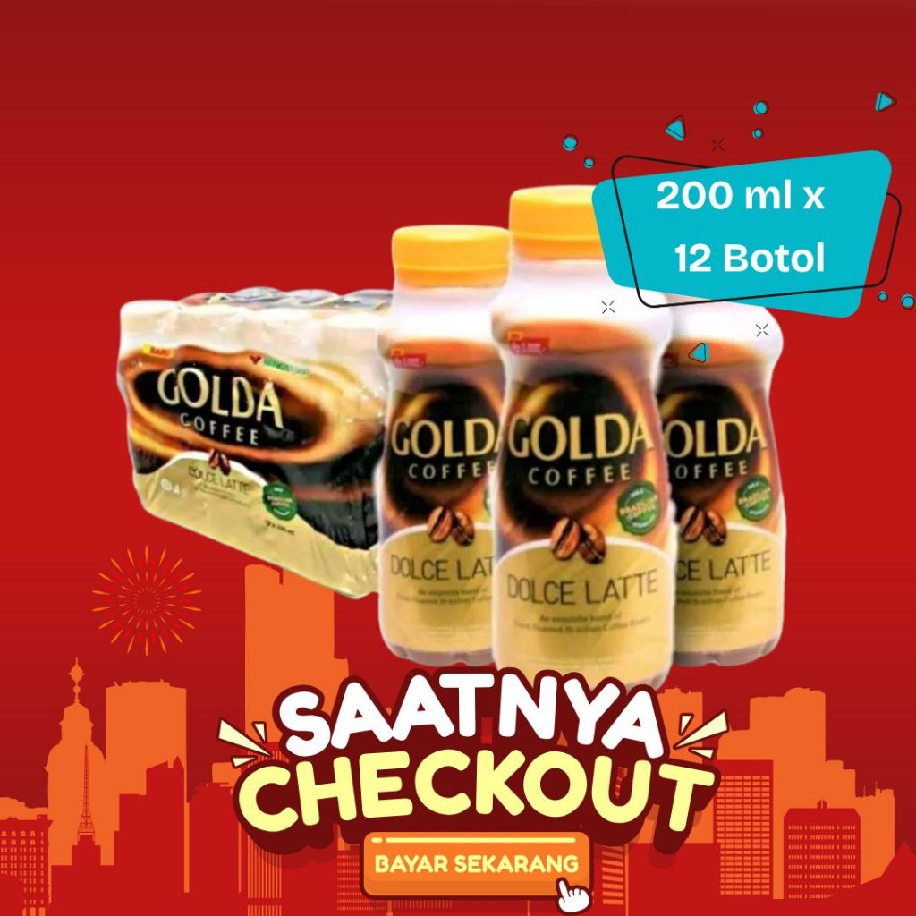 Jual GOLDA COFEE MINUMAN KOPI 200ML 1 PACK ISI 12 BOTOL | Shopee Indonesia