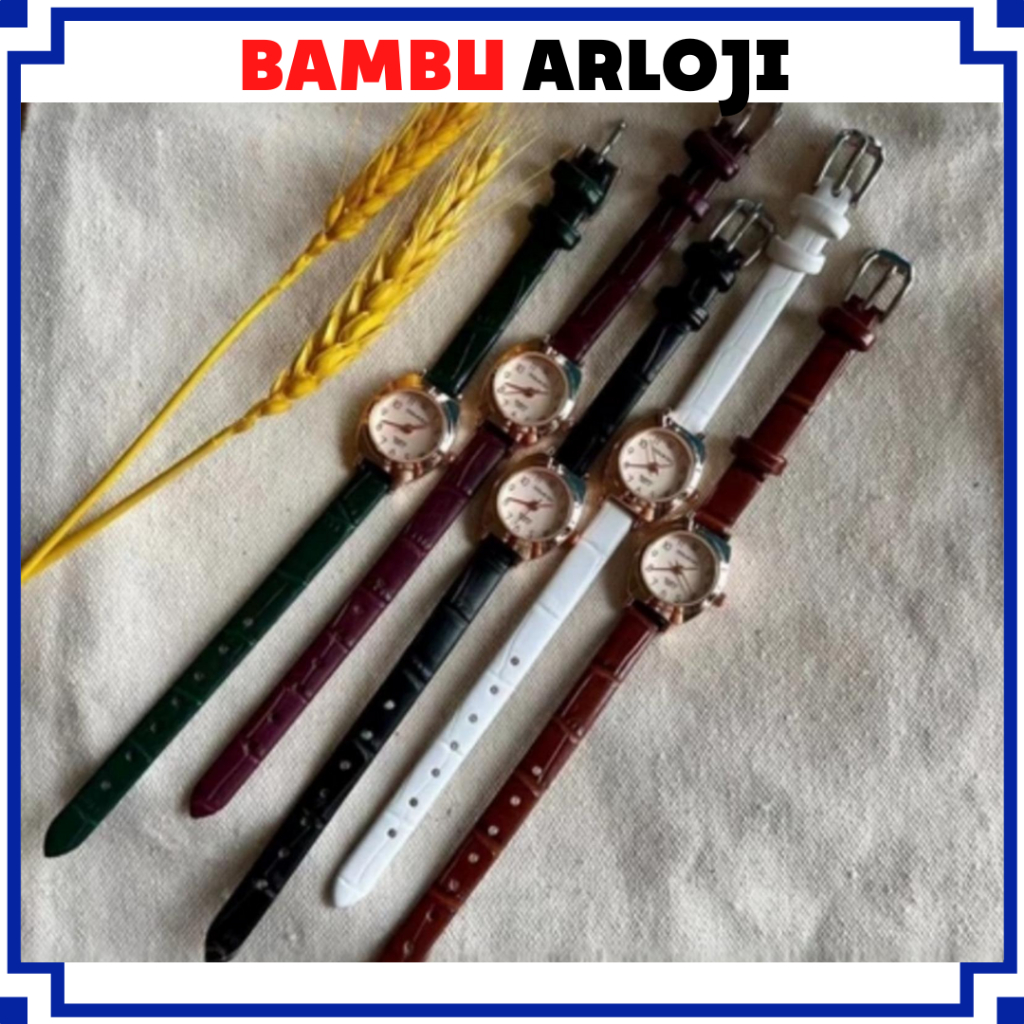 Jual BAJ Jam Tangan Quartz Strap PU Analog Casual Gaya Retro Wanita ...