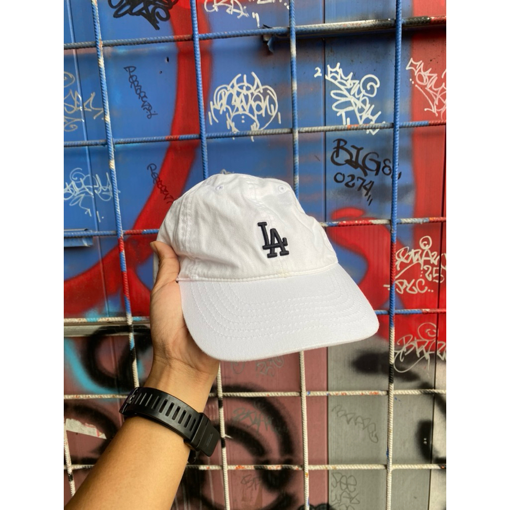 Jual C.1 MLB LA Caps White (Second) | Shopee Indonesia