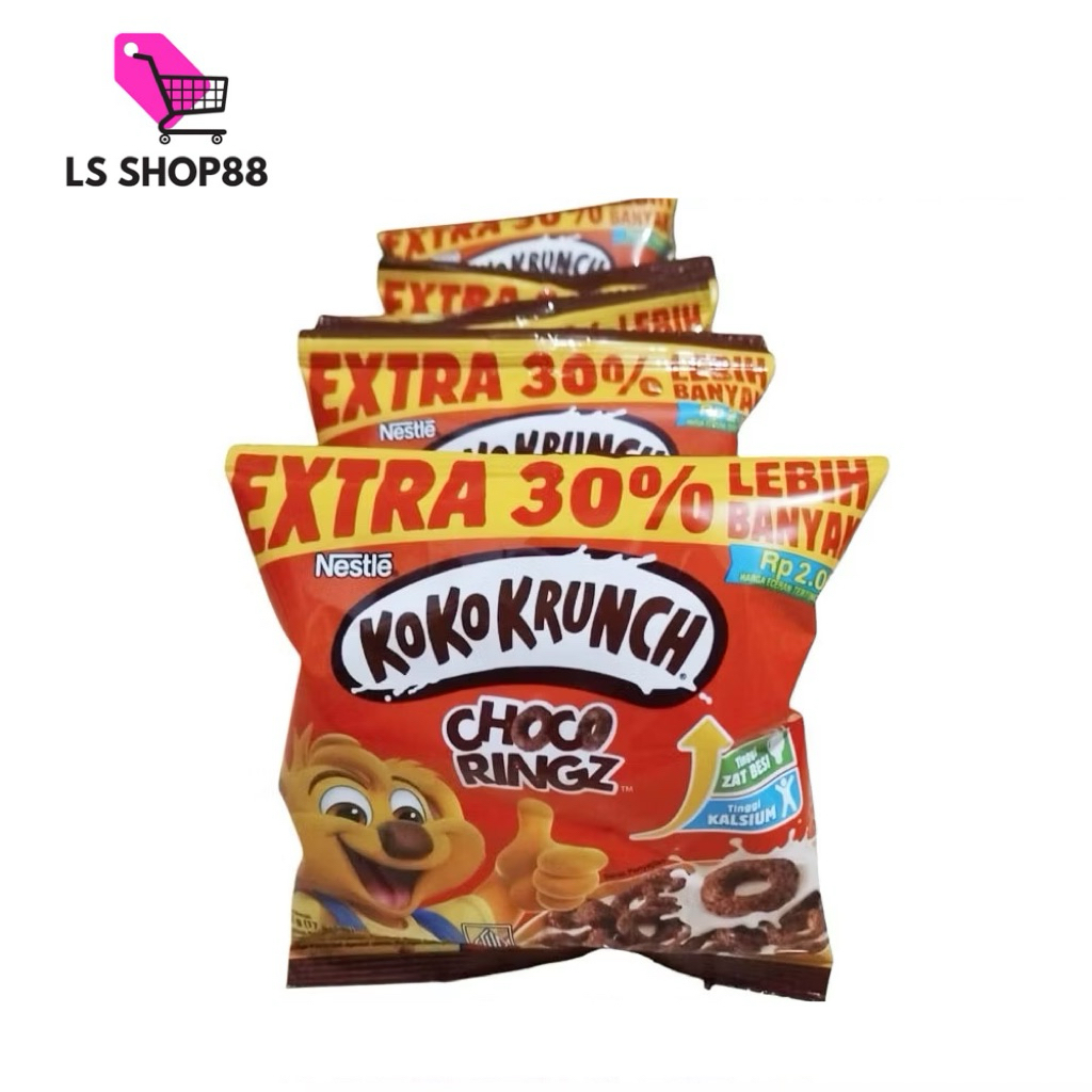 Jual Koko Krunch Choco Ringz Renceng isi 10 sachet | Shopee Indonesia