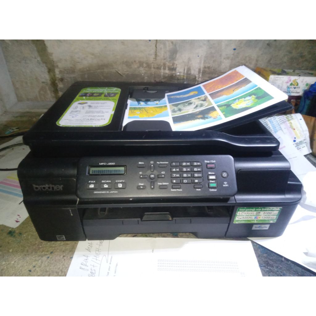 Jual printer brother mfc j200 normal siap pakai | Shopee Indonesia