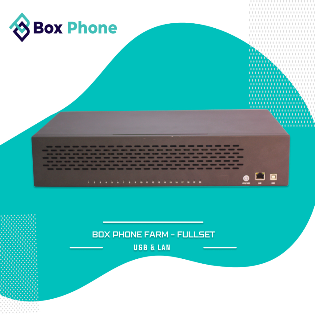 Jual Box Phone Farm ( Support SIM Card ) - Fullset, Plug & Play ...
