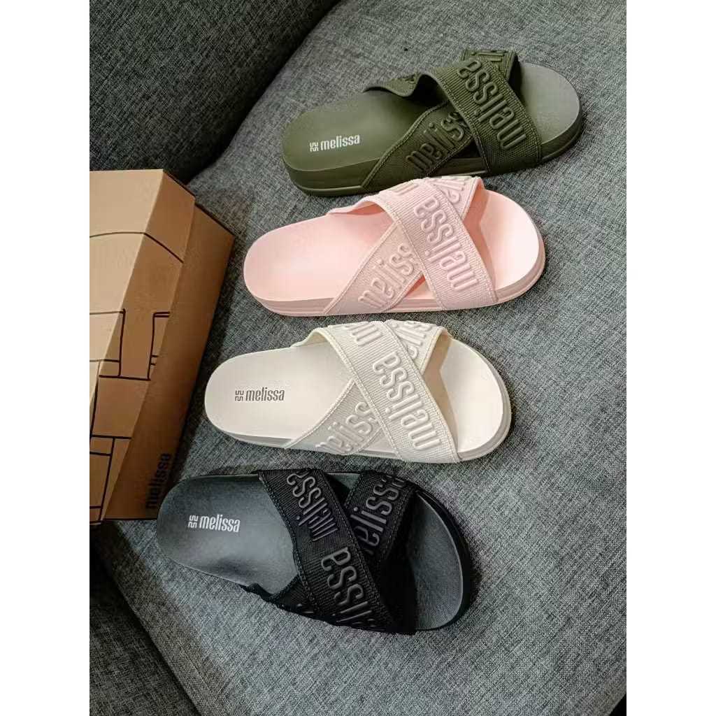 Jual MELISSA COZY CROSS SLIPPERS ( SIZE 35/36 - 40 ) | Shopee Indonesia