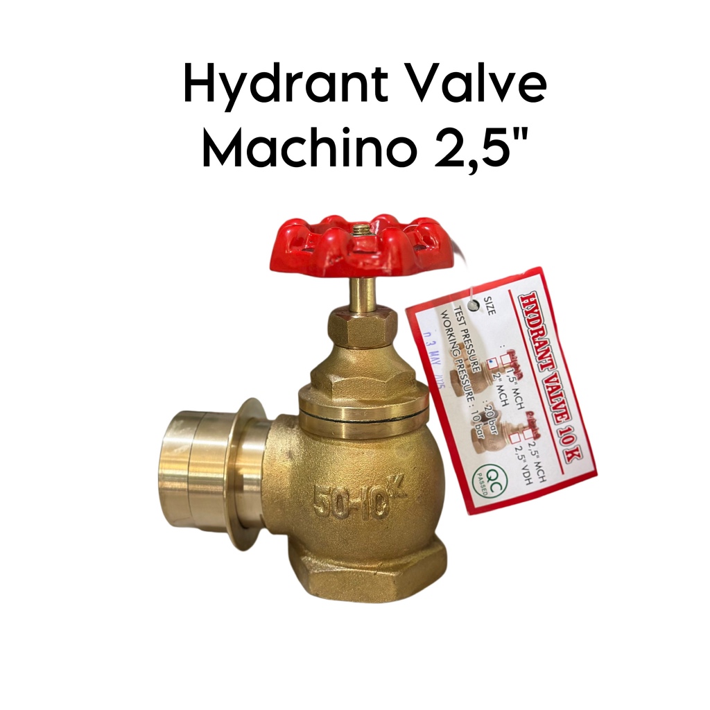 Jual Hydrant Valve 2,5" machino kuningan | Shopee Indonesia