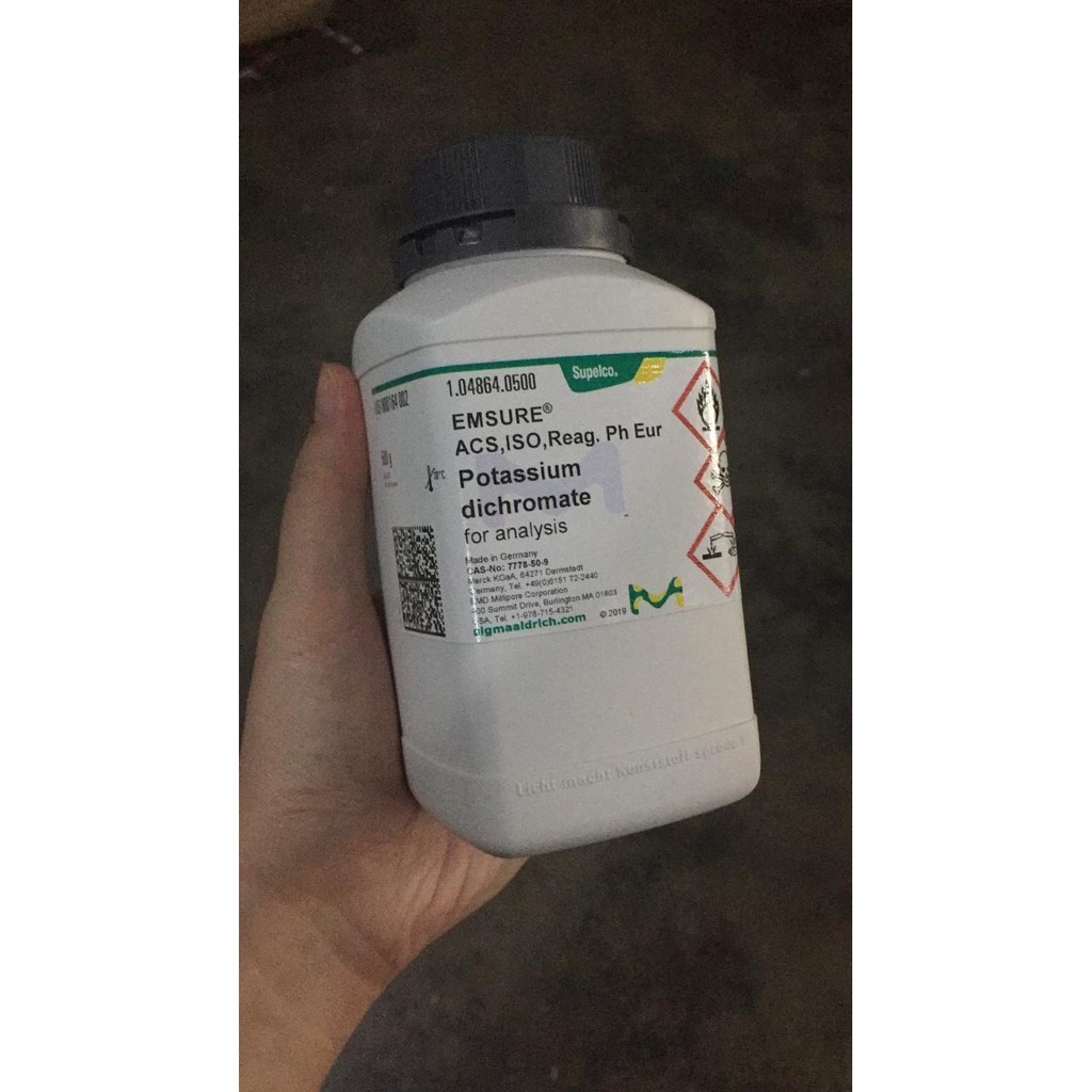 Jual Kalium Dikromat / Potassium Dichromate / K2Cr2O7 500 Gram | Shopee ...