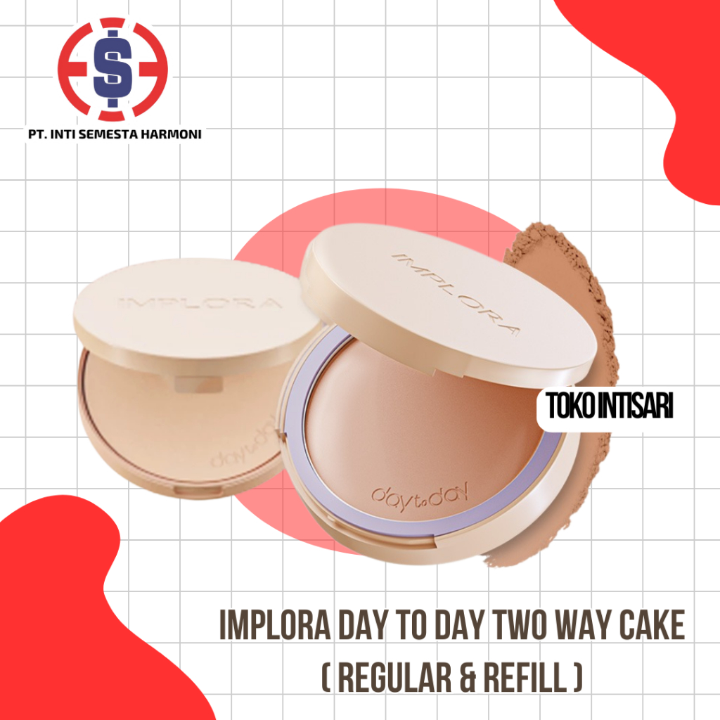 Jual Implora Day to Day Two Way Cake - Reguler Pack - | Shopee Indonesia