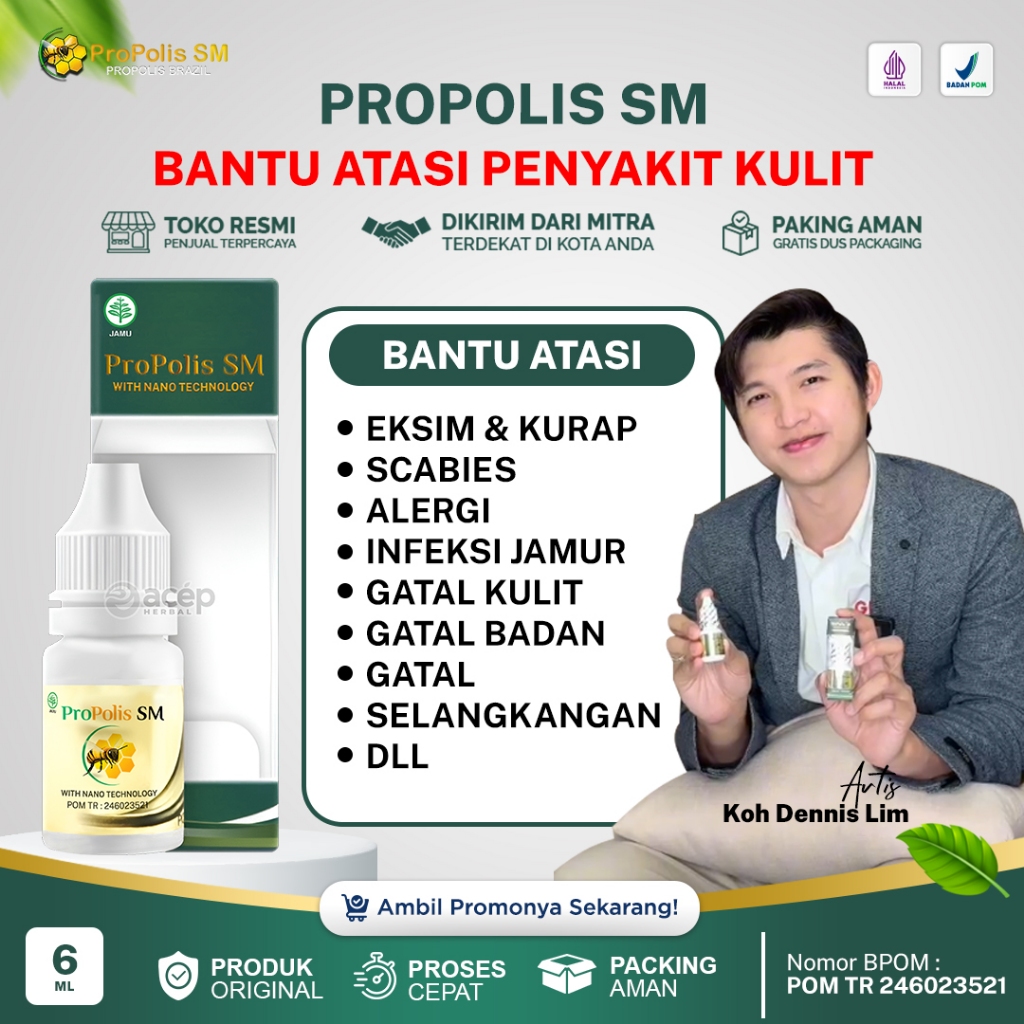 Jual Propolis SM Obat Eksim Basah Kering Menahun Gatal Selangkangan ...