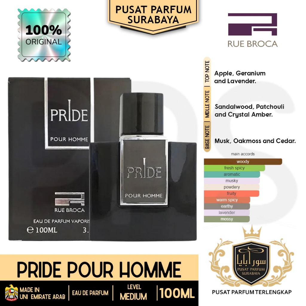 Jual Pride Pour Homme Rue Broca Premium Parfum Pria/Wanita/Unisex ...