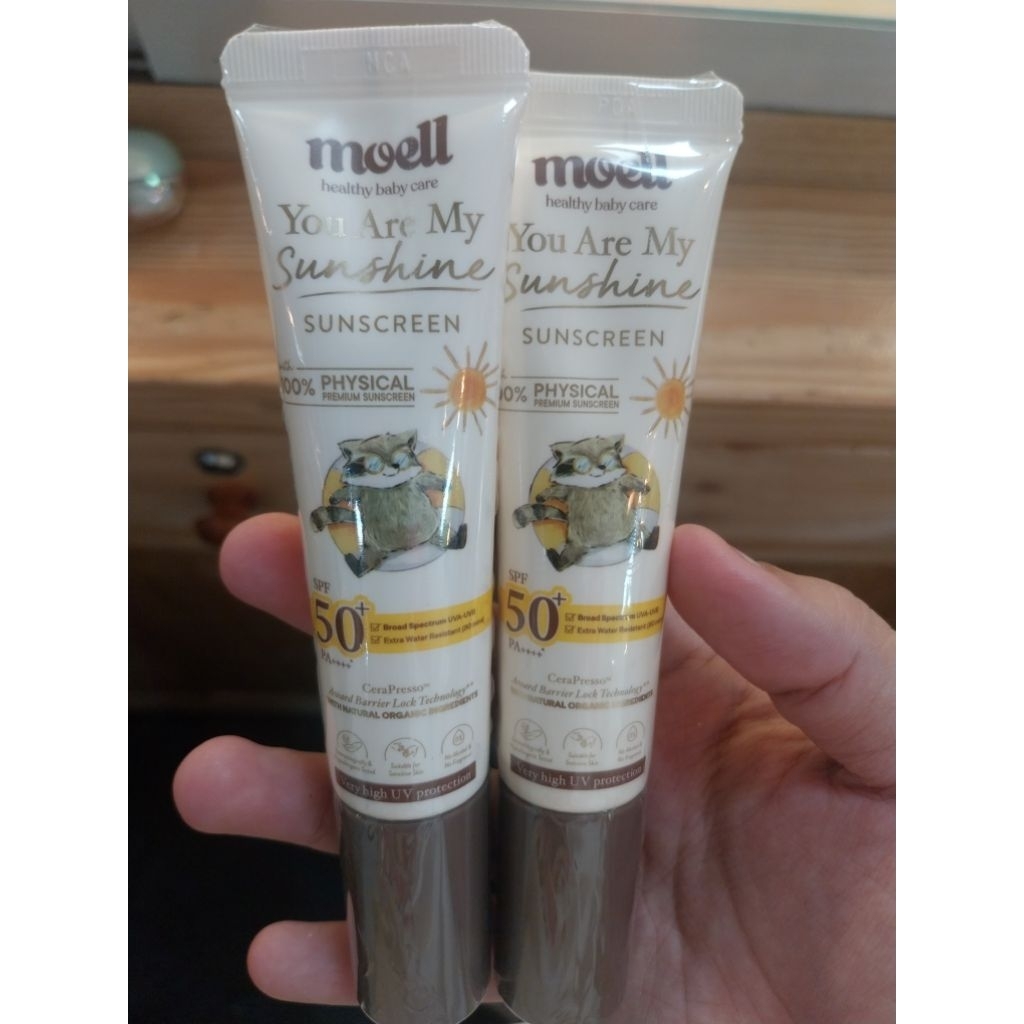 Jual Moell Physical Sunscreen anak 30gr SPF (50+) PA (++++) | Shopee ...