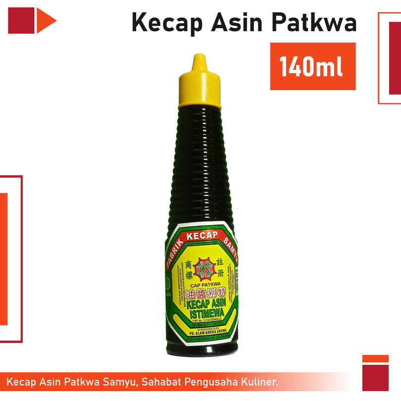Jual Kecap Asin Samyu Patkwa Kuning - kemasan botol mini 140ml | Shopee ...
