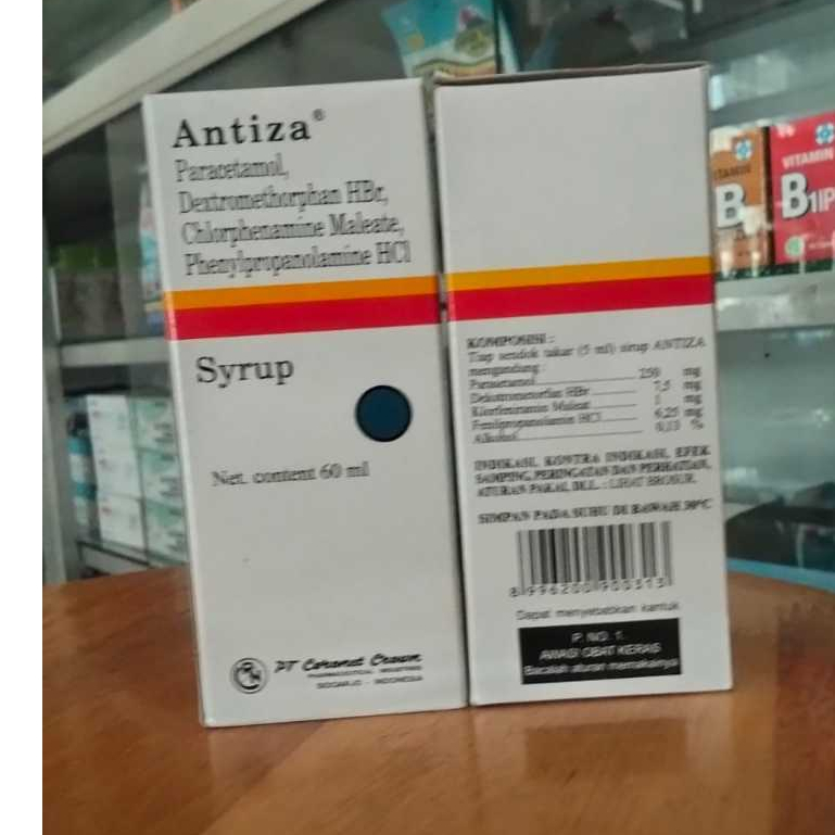 Jual ANTIZA SIRUP 60ML Untuk Demam Dan Gejala Batuk & Pilek | Shopee ...