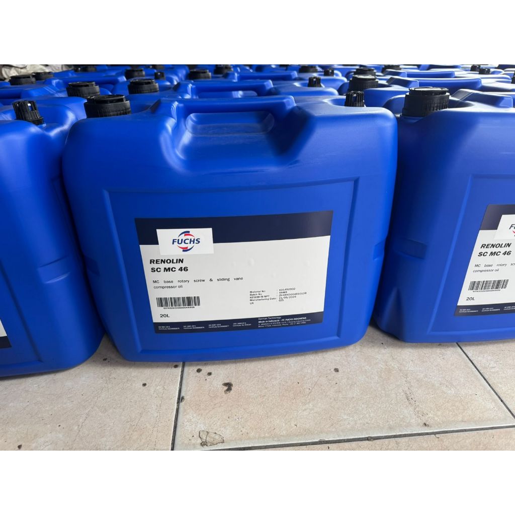 Jual Oli Kompressor Screw semi synthetic Merek FUCHS | Shopee Indonesia
