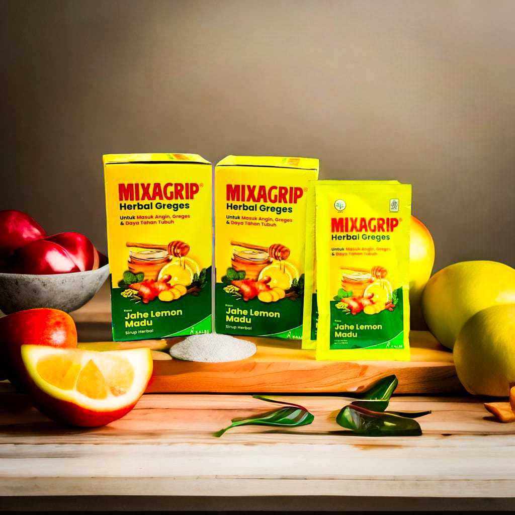 Jual Mixagrip Herbal Greges untuk Mengatasi Masuk Angin (1 Box ...