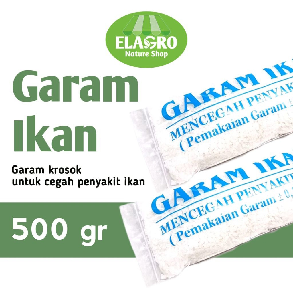 Jual Garam Krosok non yodium untuk ikan dan pertanian 500 gram | Shopee ...