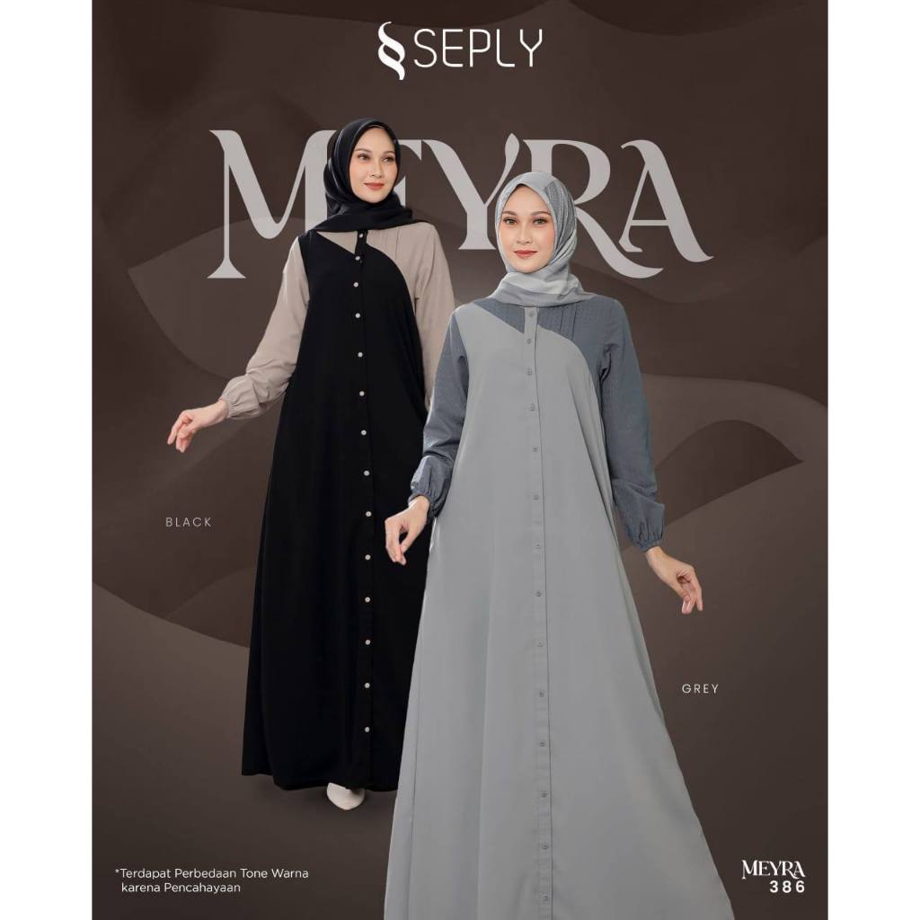 Jual GAMIS SEPLY TERBARU 2025 MEYRA 386/387 | Shopee Indonesia