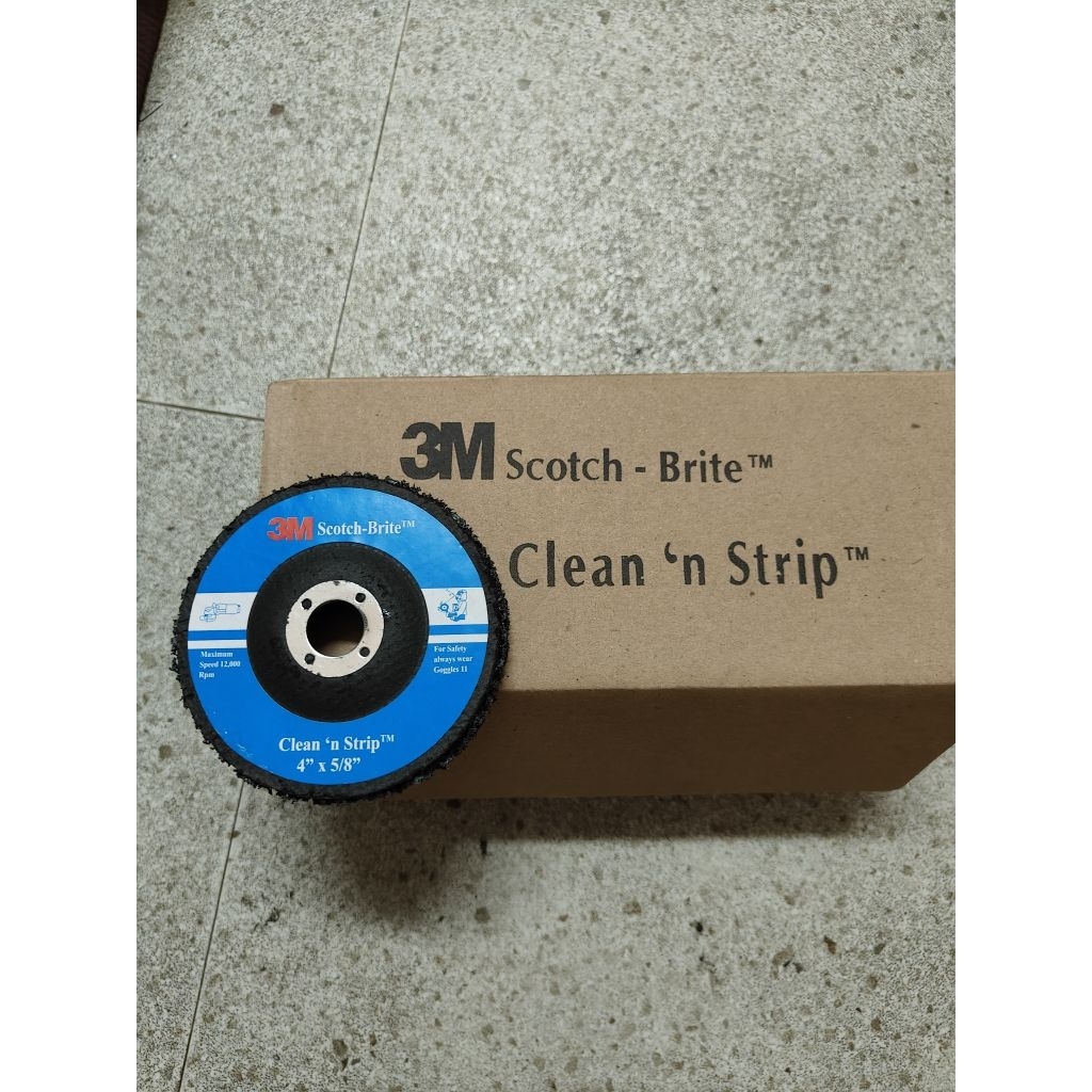 Jual amplas clean n strip 4 inch 3m scotch Brite amplas perontok karat ...